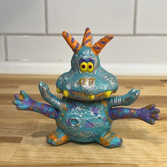 Russ | Toys | Vtg 993 Cosmic Critters Hornflotz Monster Toy Figure By ...